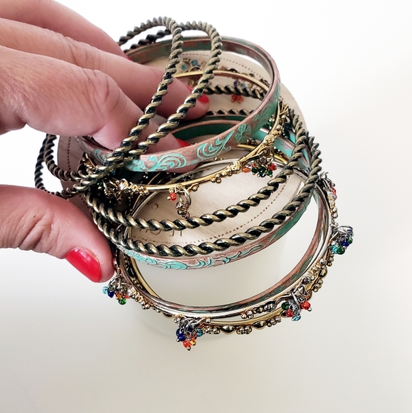boutique | Jewelry | Colorful Bangle Bracelets Pieces | Poshmark